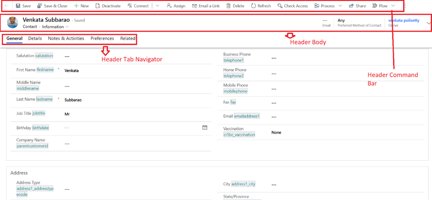 Show And Hide Form Header With Webresource In Dynamics Crm